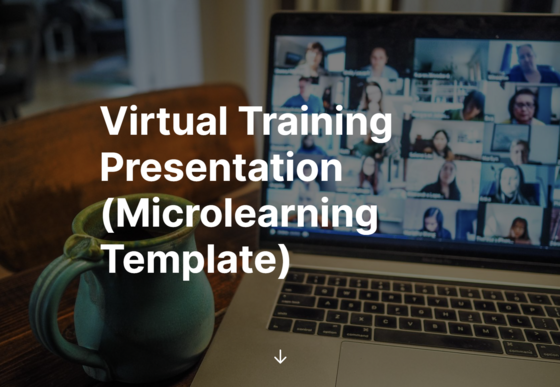 Rise 360: Virtual Training Presentation (Microlearning Template) - E ...