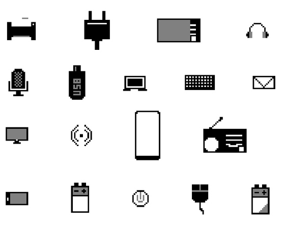 8-bit Technology Icons - Downloads - E-Learning Heroes