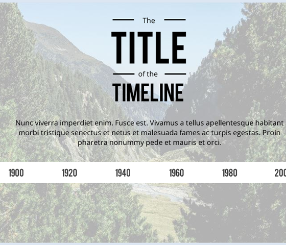 Storyline Timeline Template