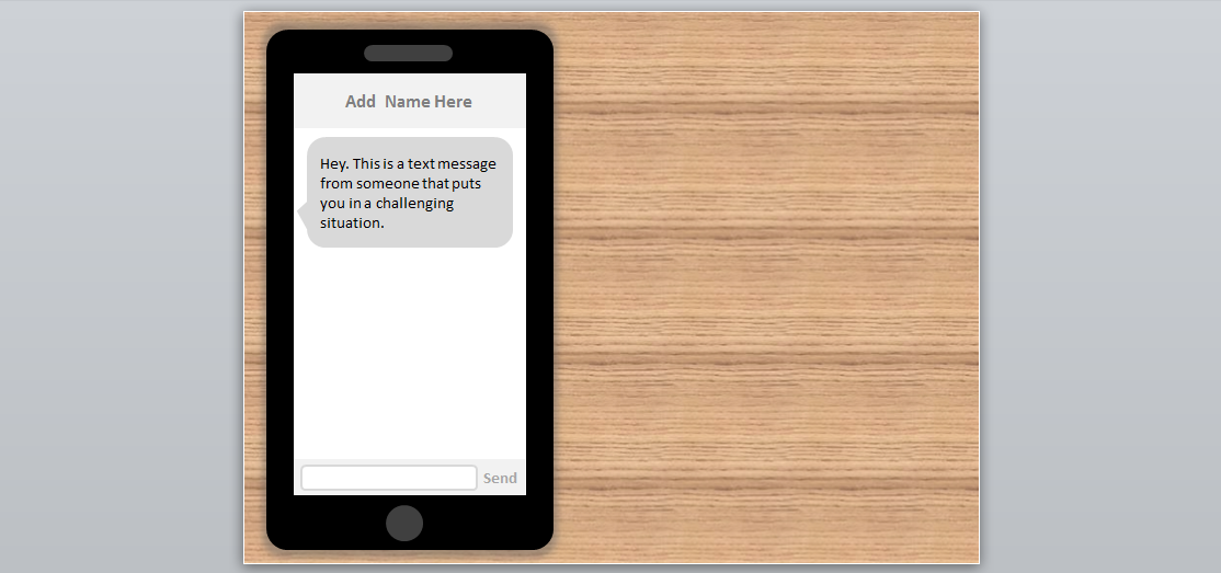 How To Create This Text Message Scenario Quiz Template In PowerPoint